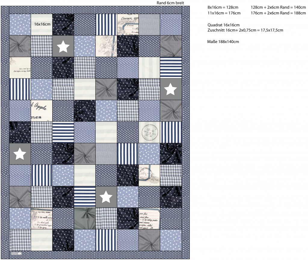 Patchwork Decke | baumann-accessories